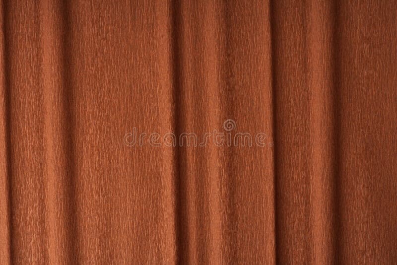 Texture of Dark Brown Paper Folded in Waves. Stock Photo - Image of ...