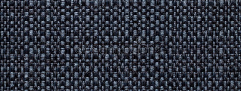 Texture of Dark Denim Color Background from Woven Textile Material with ...