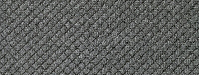Texture Dark Gray Fluffy Fabric Background with Rhomboid Pattern, Macro ...