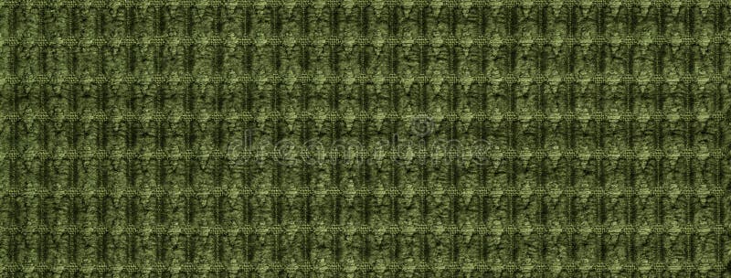 Texture Dark Green Fluffy Fabric Background with Rhomboid Pattern ...