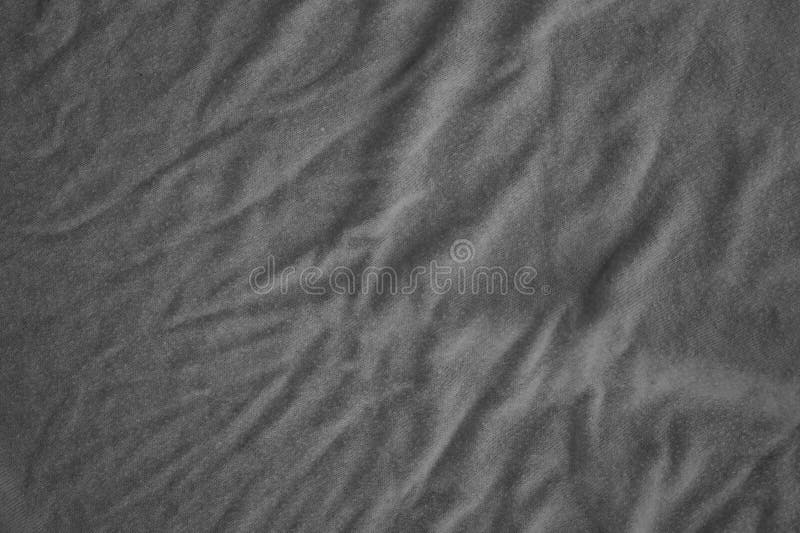 Texture of Dark Grey Crumpled Textile Cloth Part with Small Folds Stock ...