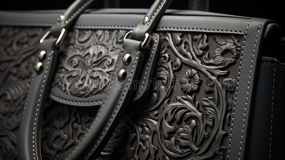 Texture dark grey leather stock illustration. Illustration of durable ...