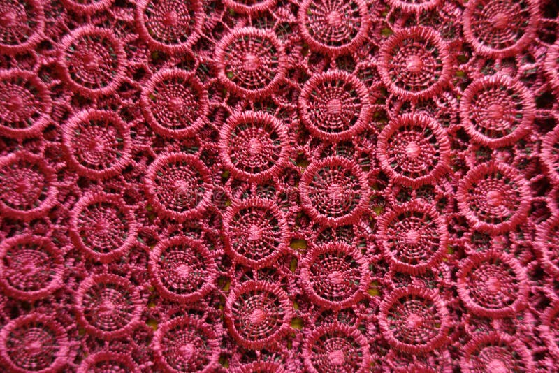 Texture of Dark Red Lace Fabric from Above Stock Photo - Image of lace ...