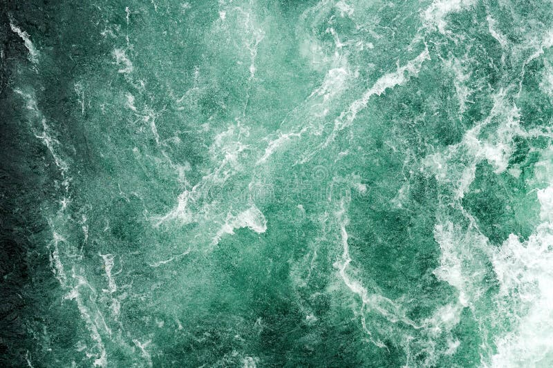 Texture of Dark Stormy Water Surface with White Waves and Splashes ...