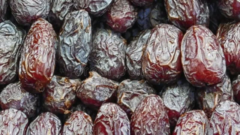 Date texture stock video. Video of brown, healthy, medjool - 93095173