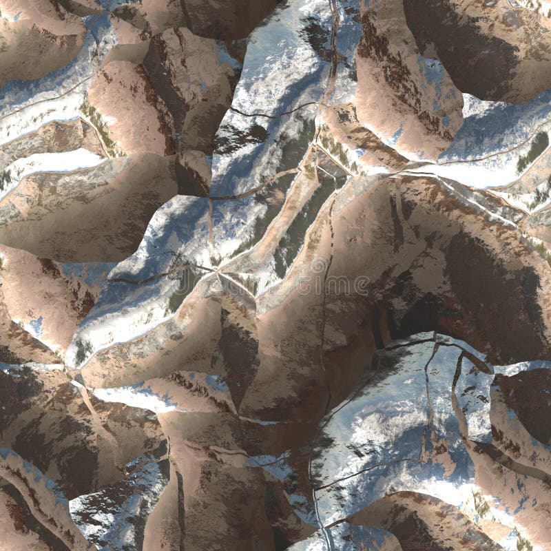 Texture de la montagne 3d illustration stock. Illustration du seamless ...