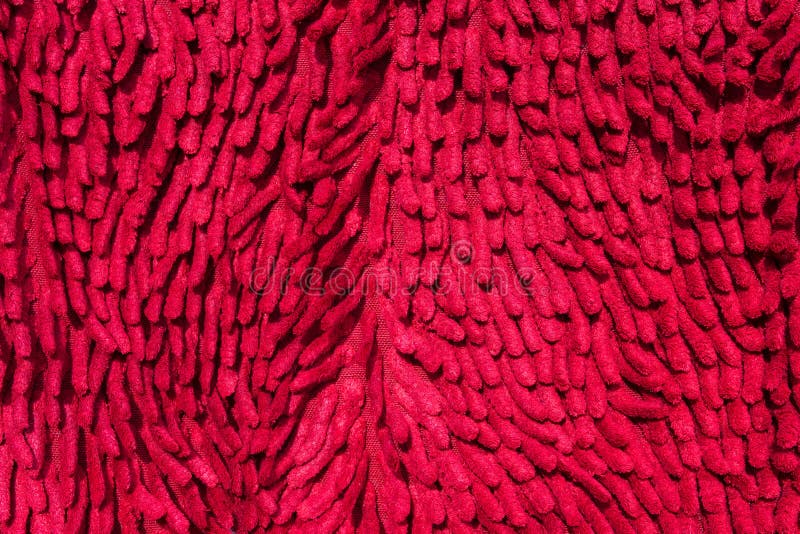 Texture De Matériel D'habillement De Texture De Tapis Rouge Photo stock ...