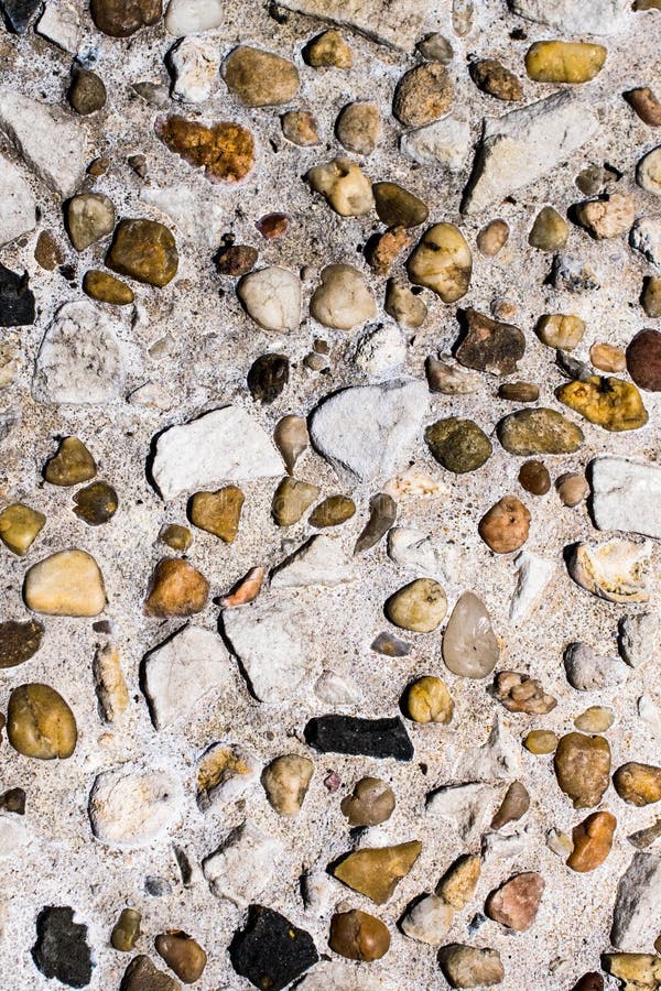 Texture De Mur De Brown. Petits Cailloux Photo stock - Image du grunge ...
