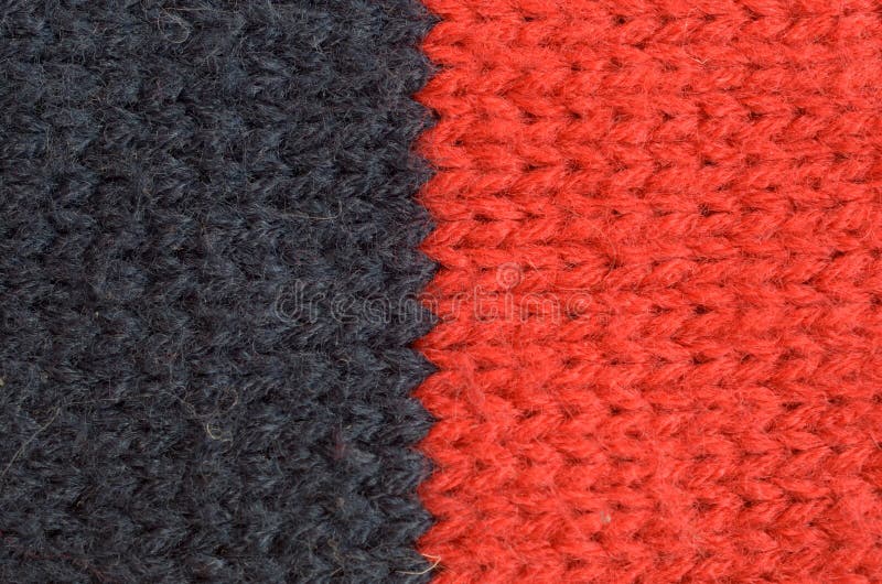 Texture De Textile Du Rouge De Noir De Laine Image stock - Image du ...