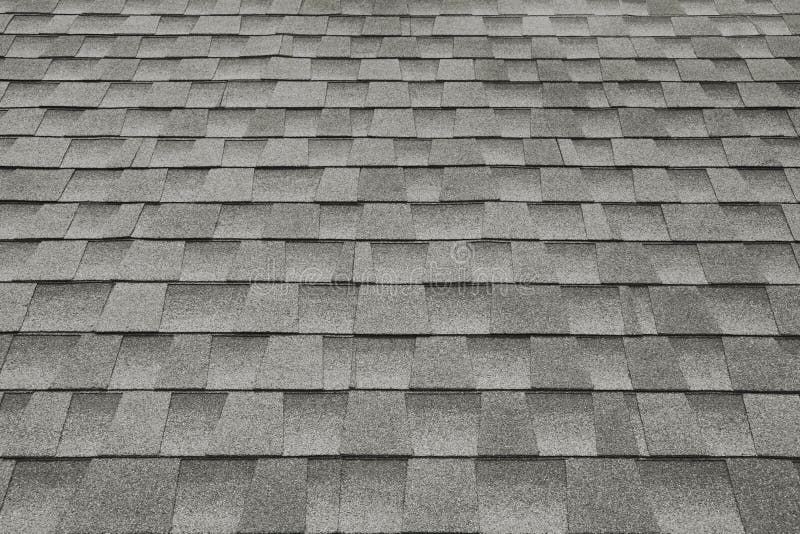 Texture De Toiture En Bardeaux Composite Gris Photo stock - Image du ...