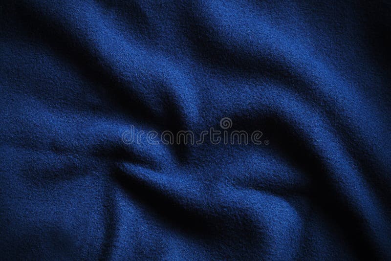Texture of Deep Blue Fleece Stock Image - Image of fiber, insulating ...