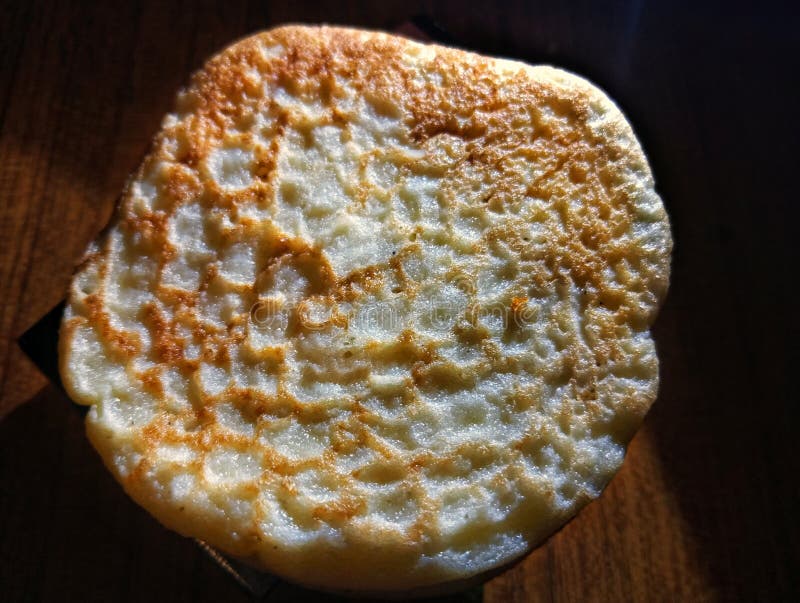 The Texture of Delicious Serabi Cake, a Typical Indonesian Snack Stock ...