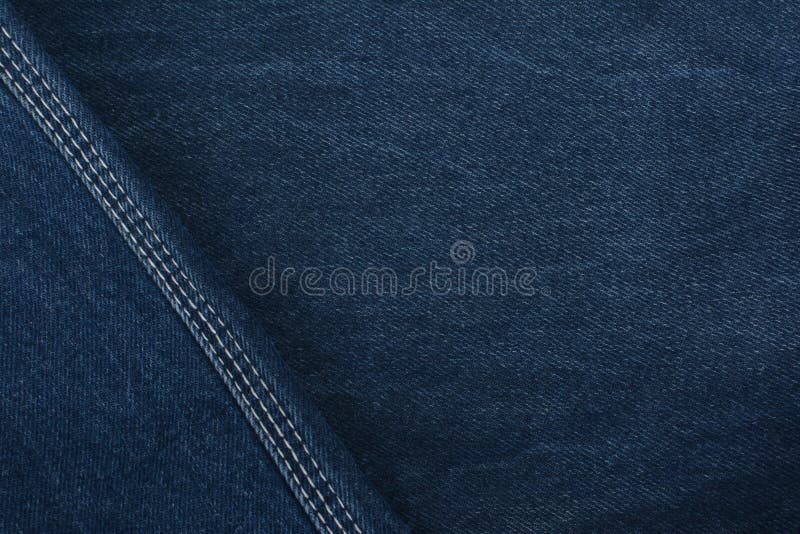 Texture Denim. Dense Tissue. Textiles. Background. Dark Blue Natural ...