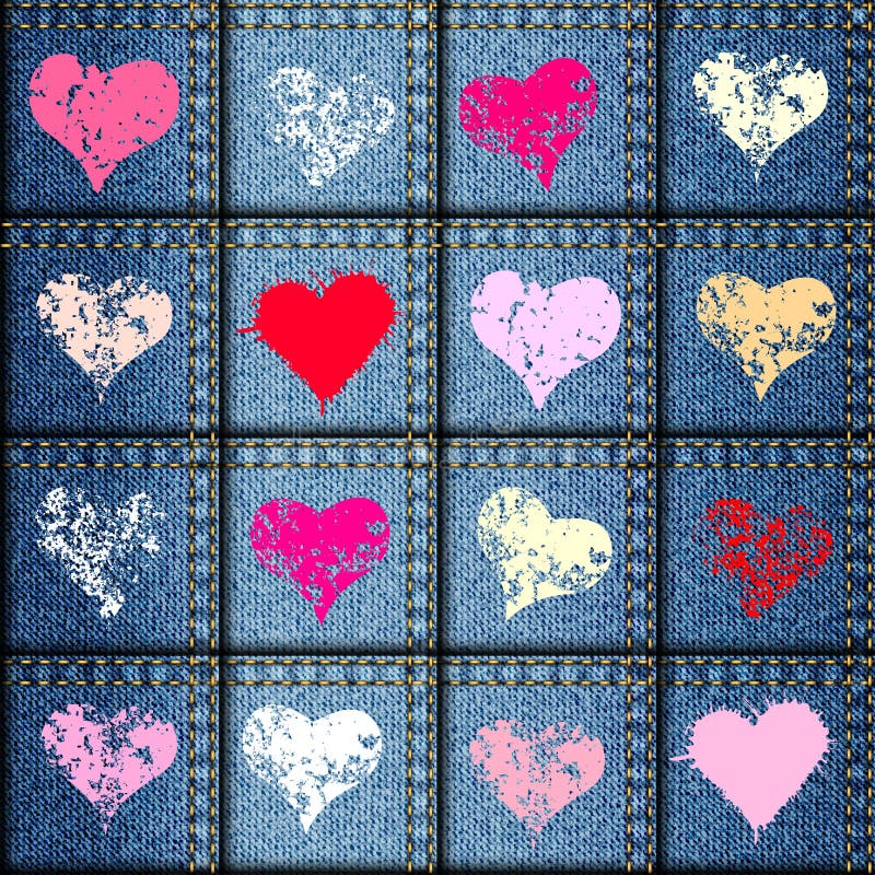 Texture of denim fabric stock vector. Illustration of repetition - 52134051