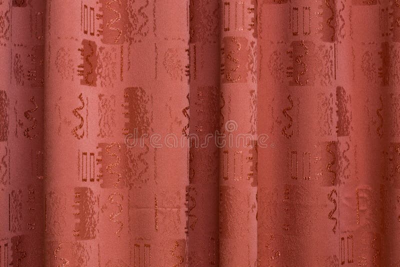 Texture des rideaux rouges photo stock. Image du structure - 111067270