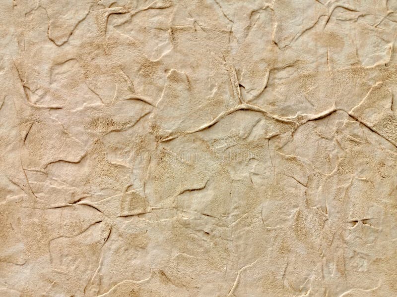 Decorative Golden Color Plaster Texture on the Wall Stock Image - Image ...