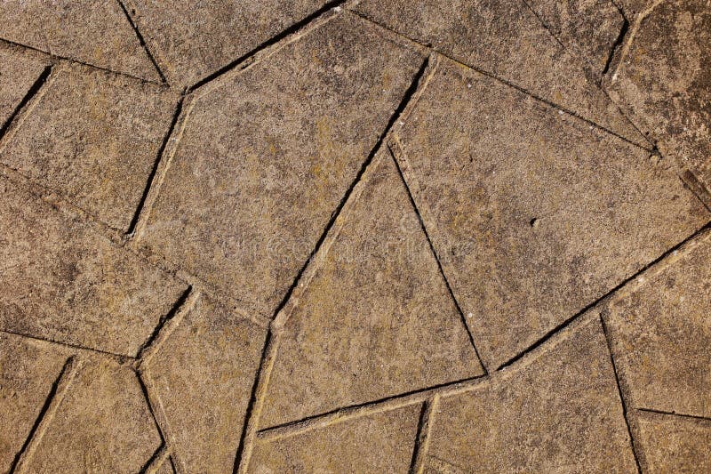 Texture of Designer Concrete Facade with Triangles Stock Image - Image ...