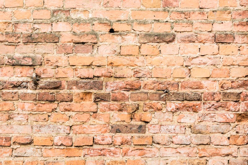 Texture of the Destroyed Brick Wall Stock Image - Image of interior ...