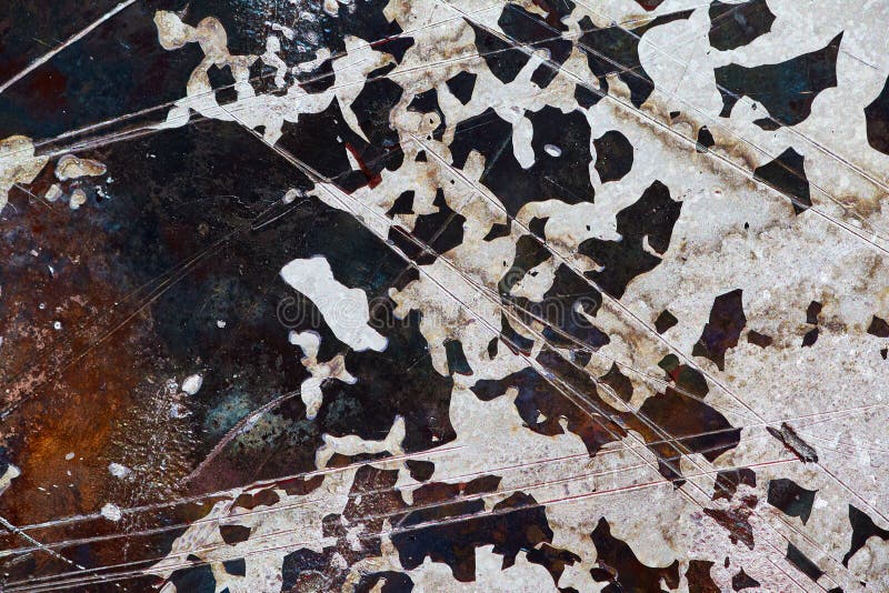 Texture Detail of Burned Hard Drive Surface with Scratches and Burn ...