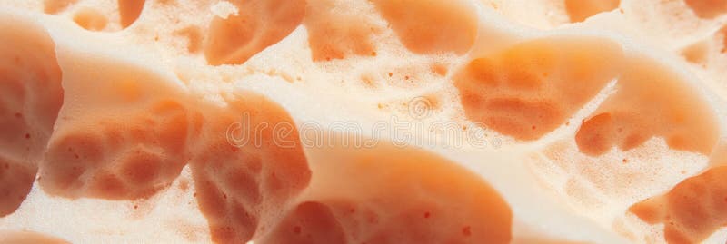 Texture Details of Light Brown Cone Wafer Showcasing Crumbly Surface ...