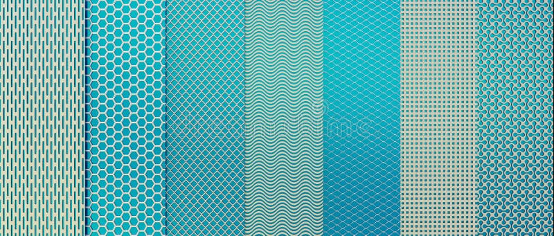 Texture of Different Metal Sheets Stock Illustration - Illustration of ...