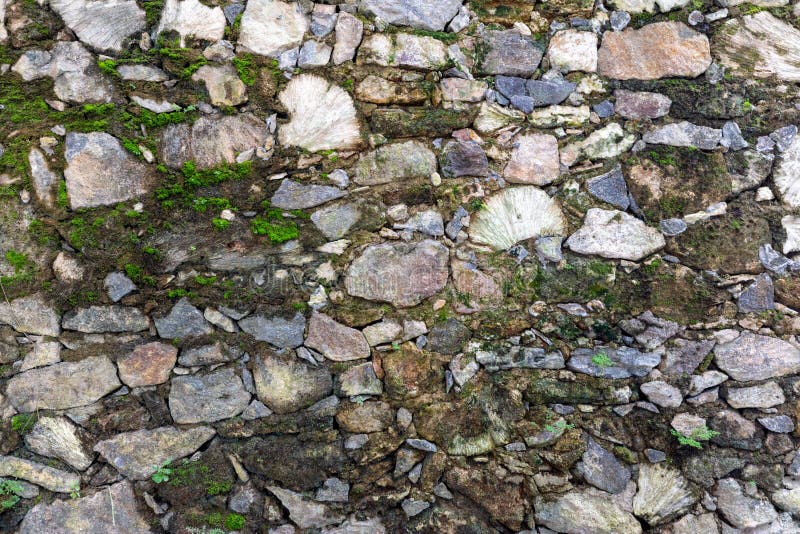 Texture of Different Stones, Background in Natural Colors. Stock Image ...