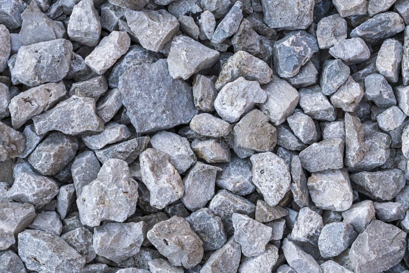 Texture - a Dirt Road from a Large Screening of Crushed Stone. Stock ...