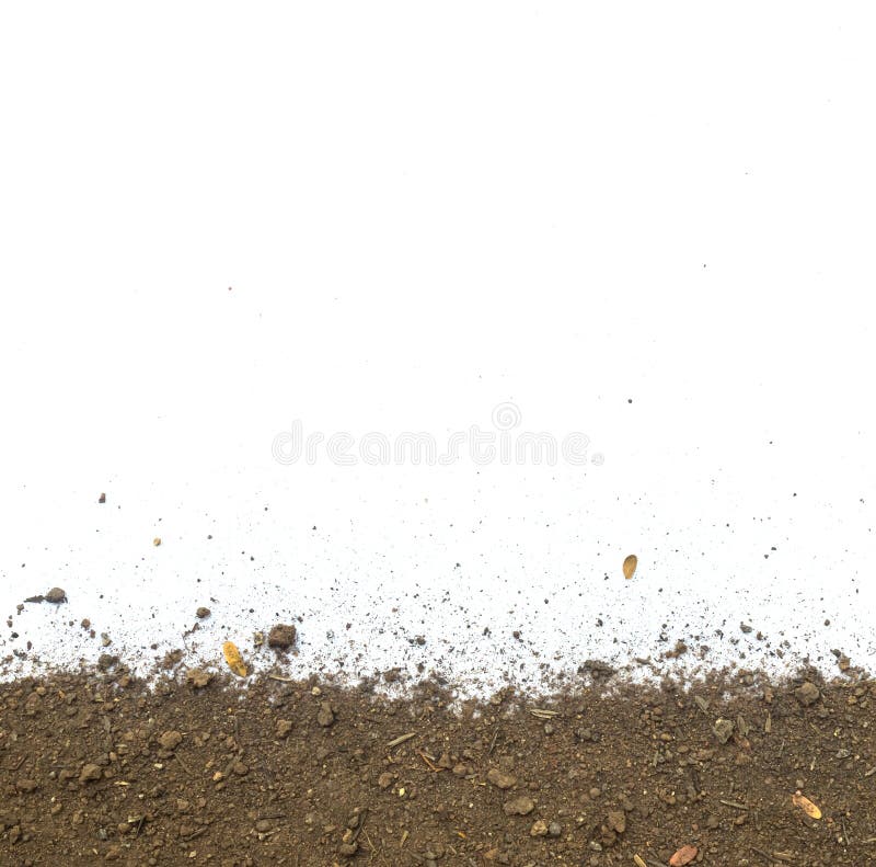 Texture Dirty Earth or Soil on White Stock Photo - Image of grunge ...