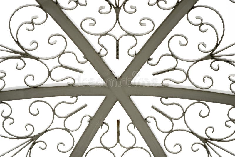 Texture of Dome Roof on White Isolated. Stock Image - Image of frame ...