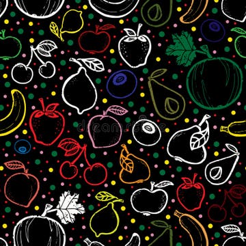 Overlapping Fruits Stock Illustrations – 500 Overlapping Fruits Stock ...