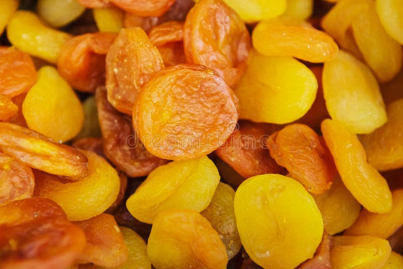 The Texture of Dried Apricots Stock Image - Image of dried, refreshment ...