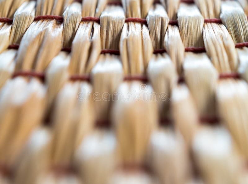 Texture of Dried Reed Weave As the Mat Stock Image - Image of thai ...