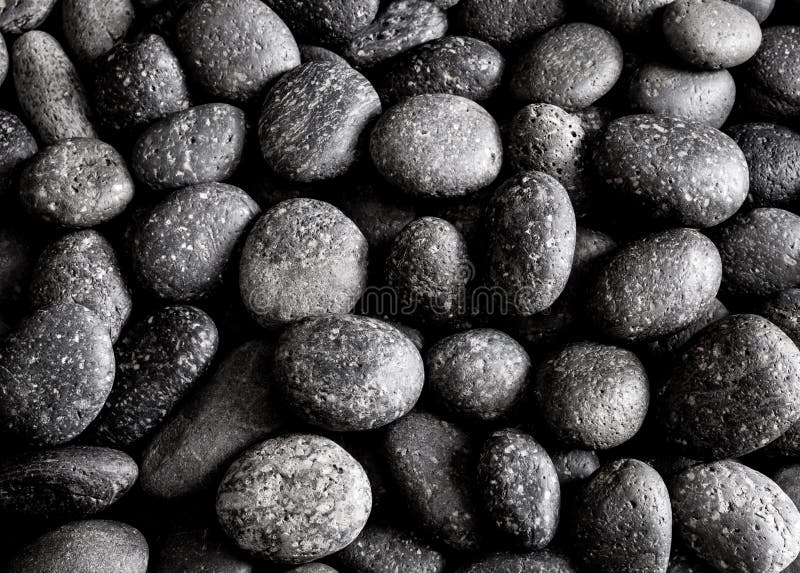 Texture of Dried Round Gray River Stone Background Stock Photo - Image ...