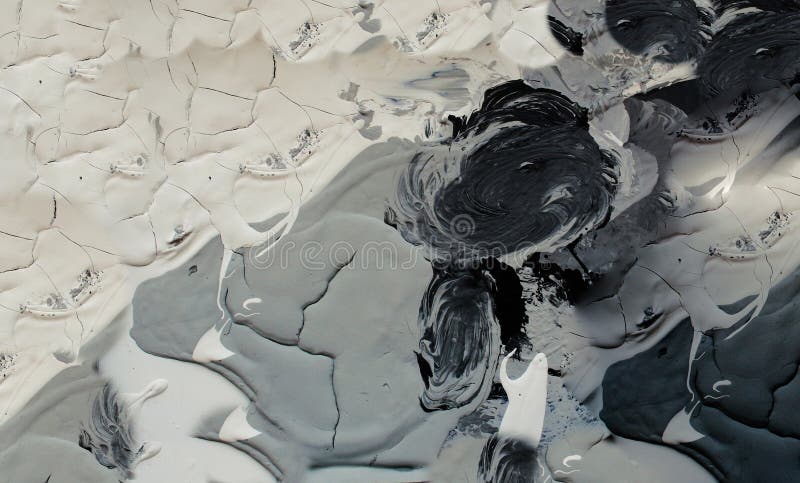 Abstract Background Texture of Dry Cracked Paint. Stock Image - Image ...