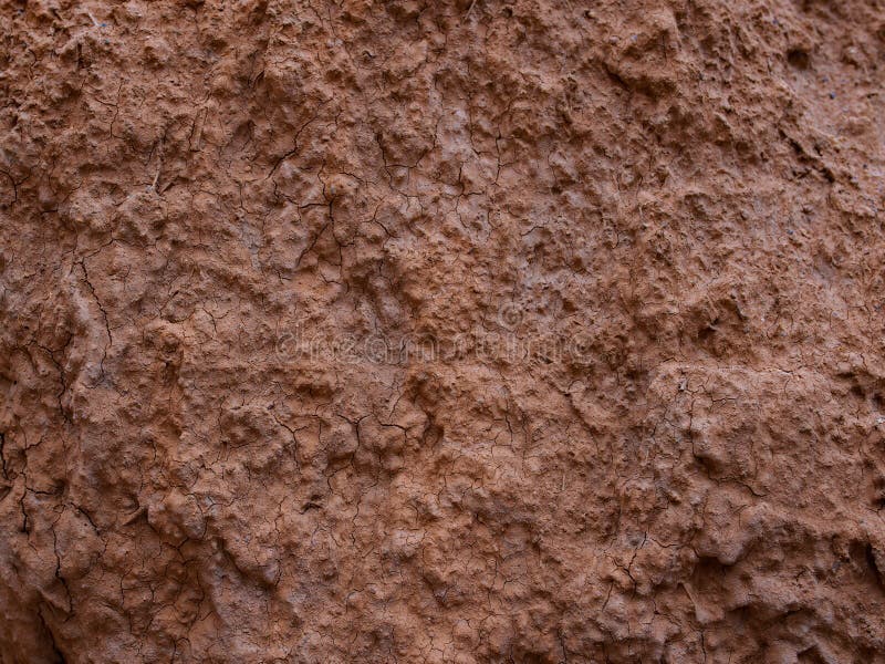 Texture of Dry Cracked Clay Stock Photo - Image of brown, cracked ...