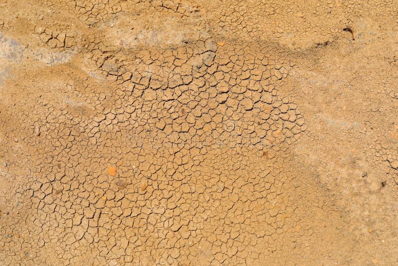 Texture of Dry and Dehydrated Ground Surface with Cracks Stock Image ...