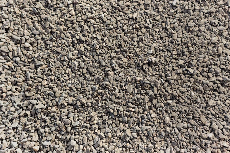 Texture of Dry and Selected Concrete Aggregate Granite Gravel Stock ...