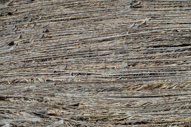 Texture Du Toit Classique De Chaume Image stock - Image du lame, fond ...