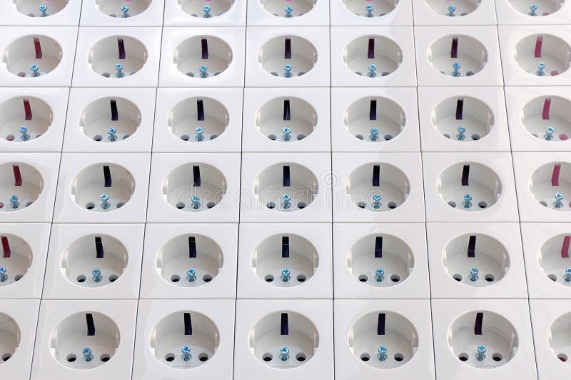 Texture of Electrical Outlets Stock Image - Image of plug, outlets ...