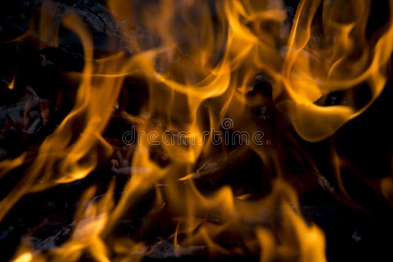 Texture Elements of Fire Flames Stock Photo - Image of bonfire ...