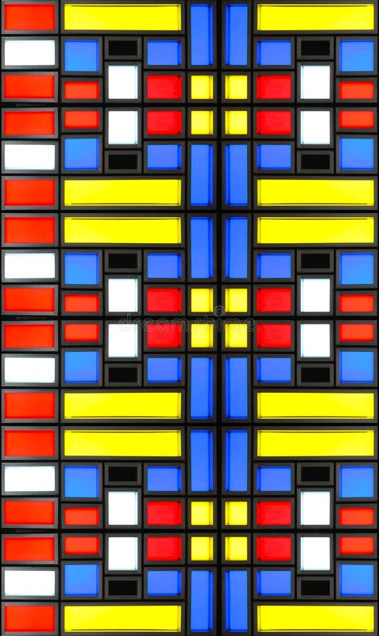 Texture En Verre De Mondrian Image stock - Image du configuration ...