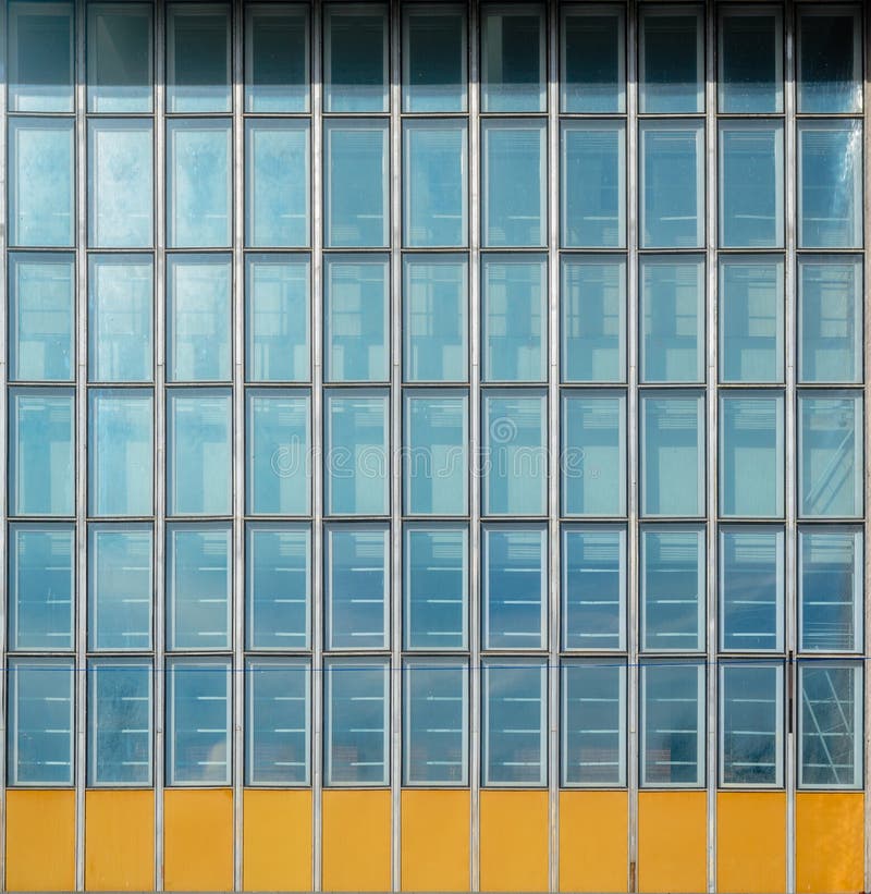 Texture En Verre De Mur Rideau Image stock - Image du configuration ...