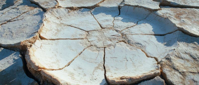 Unique Texture of Cracked Surface Resembling Spiderweb with Fine ...