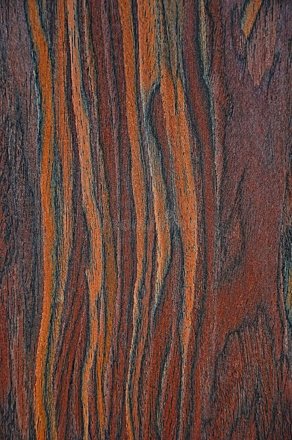 The Texture Of An Exotic Wood . The Background Red, Orange And Black ...