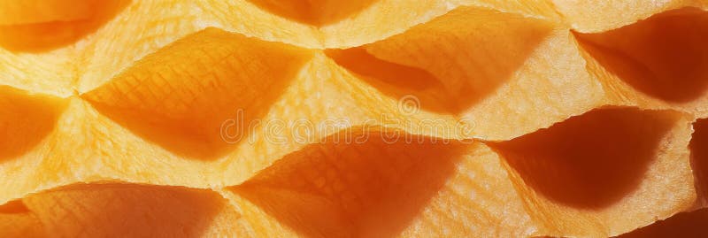 Texture Exploration of a Golden Brown Cone Wafer with Warped Grid ...