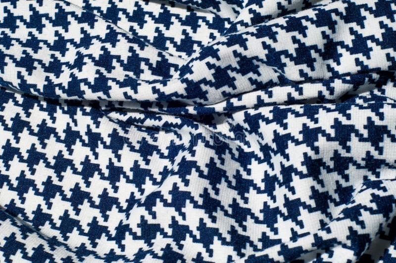 Texture, Fabric, Background. Fabric Crochet Pattern Blue Diamond Stock ...