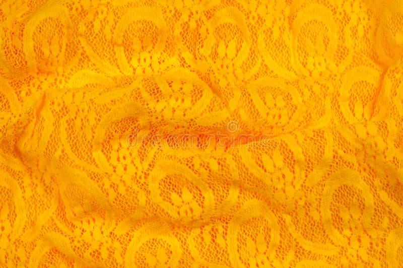 Texture, Fabric, Background. Lacy Yellow Fabric, Lace Stock Photo ...