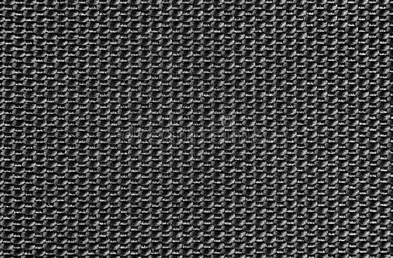 The Texture of the Fabric is Black in Small Stripes. Material with ...