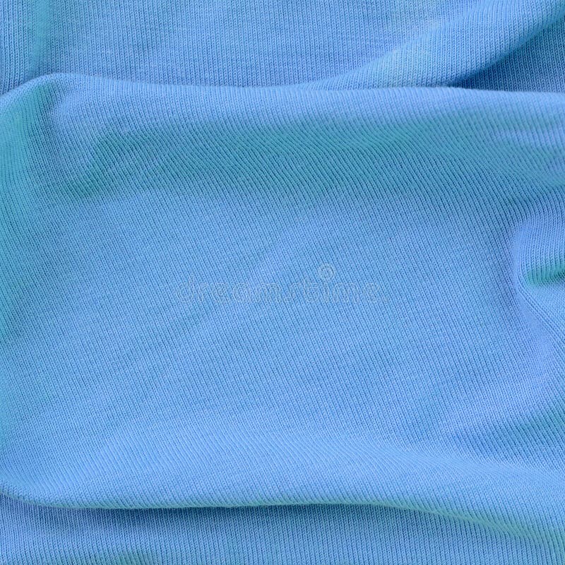 The Texture of the Fabric in Blue Color. Material for Making Shirts and ...