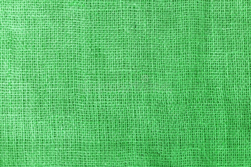 Texture Fabric Burlap for Sewing Green Background Color Macro Stock ...
